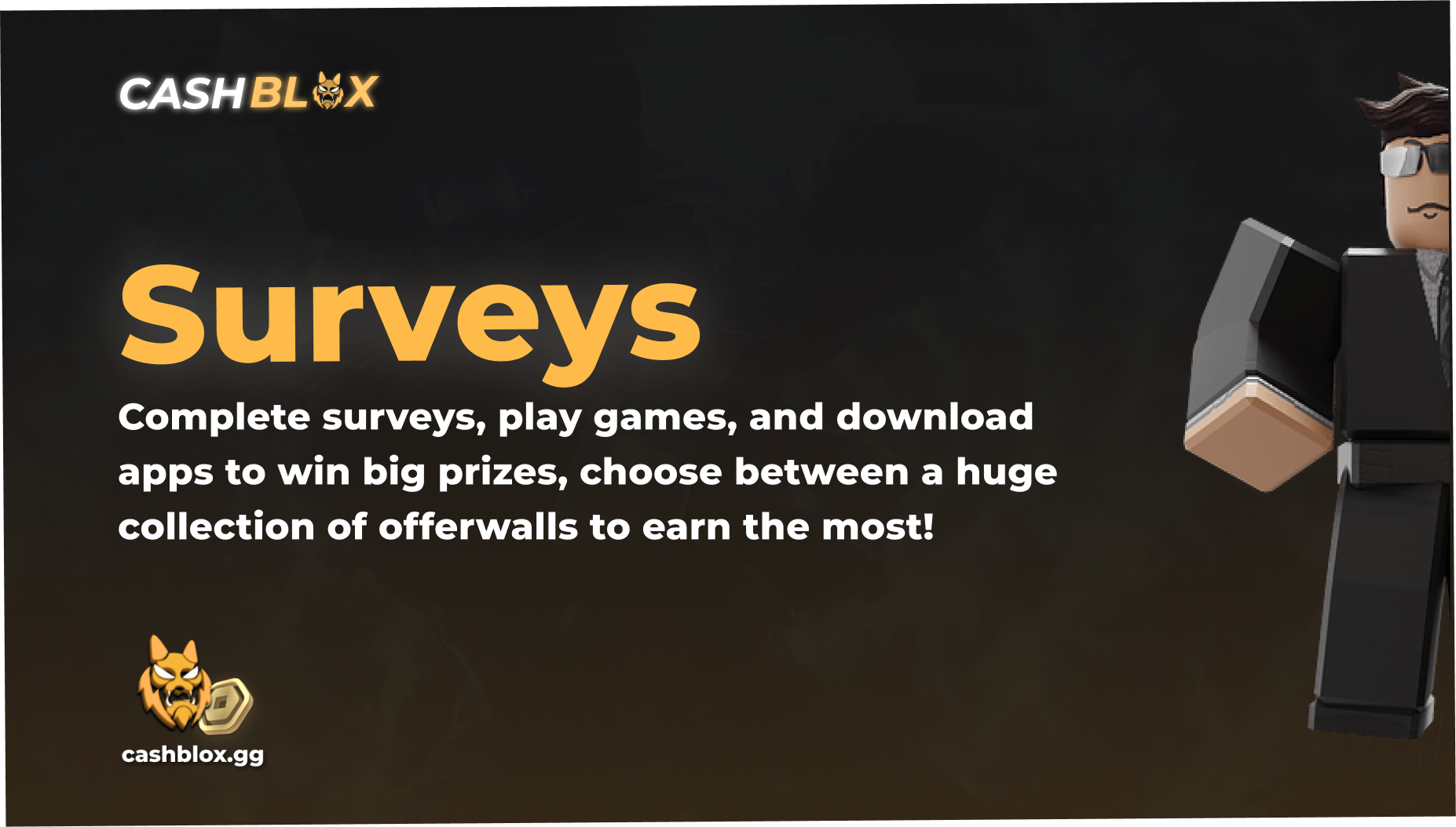 CashBlox | Earn Free Robux from Surveys & Offers